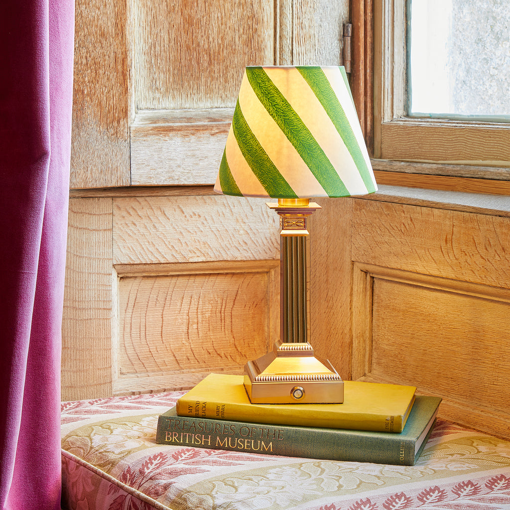 Freya Rechargeable Brass Table Lamp