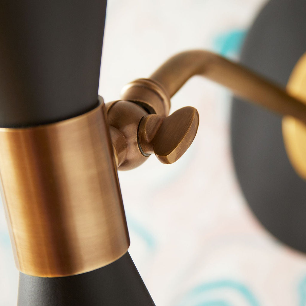 Stylish Black Bow Tie Wall Light