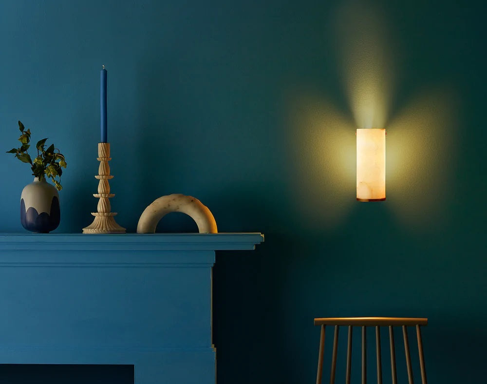 Alabaster wall lights - natural luxury, effortless style