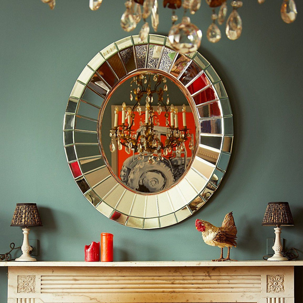 Mirrors as beautiful, bold, statement wall art