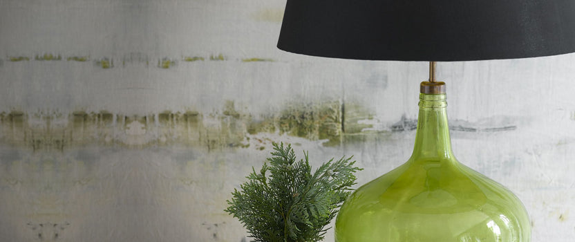 Green table lamps | Green bedside lamps | Pooky Lighting