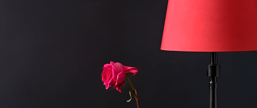 Red Lamp Shades | Red Table Lampshades | Pooky Lighting