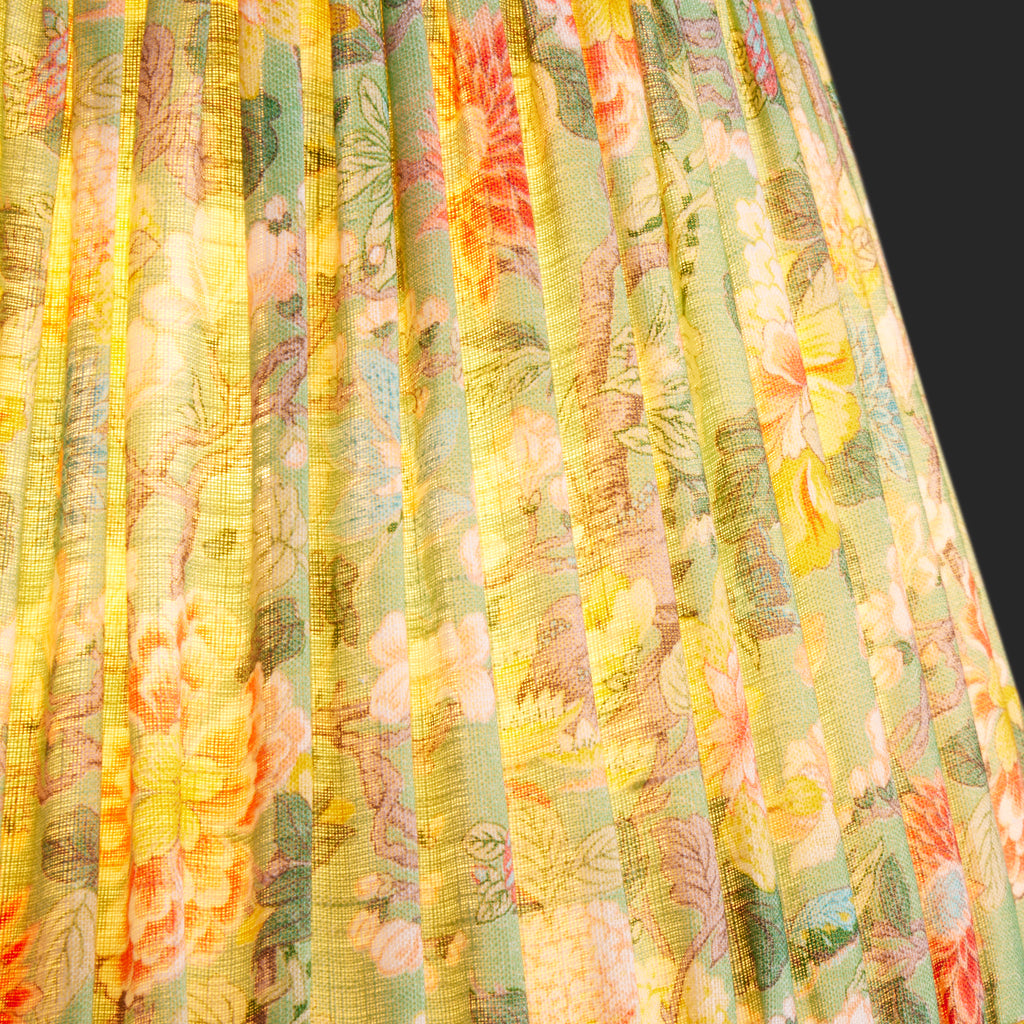 Magnolia Lampshade | Emerald Linen Empire Shade