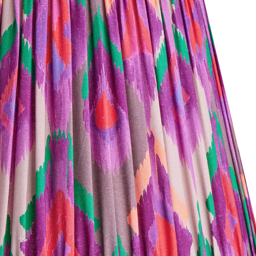 16cm empire shade in magenta mala ikat by Matthew Williamson