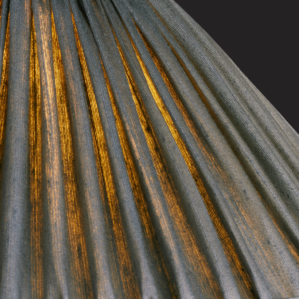 Blue Silk Lampshade | Extreme Empire Taper Shade