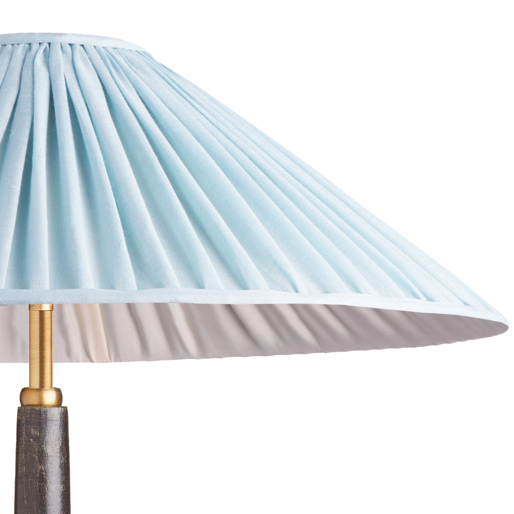 40cm extreme empire shade in Blue Sky linen