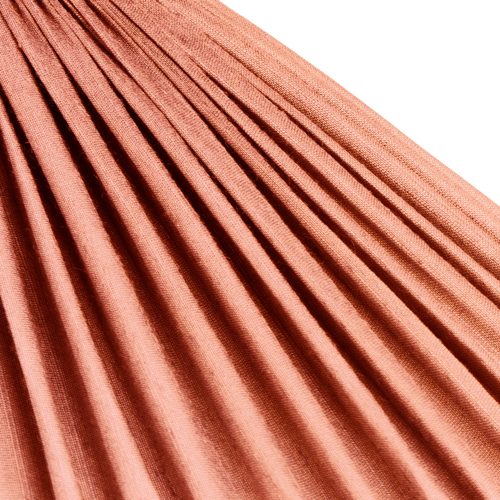40cm extreme empire shade in Coral silk