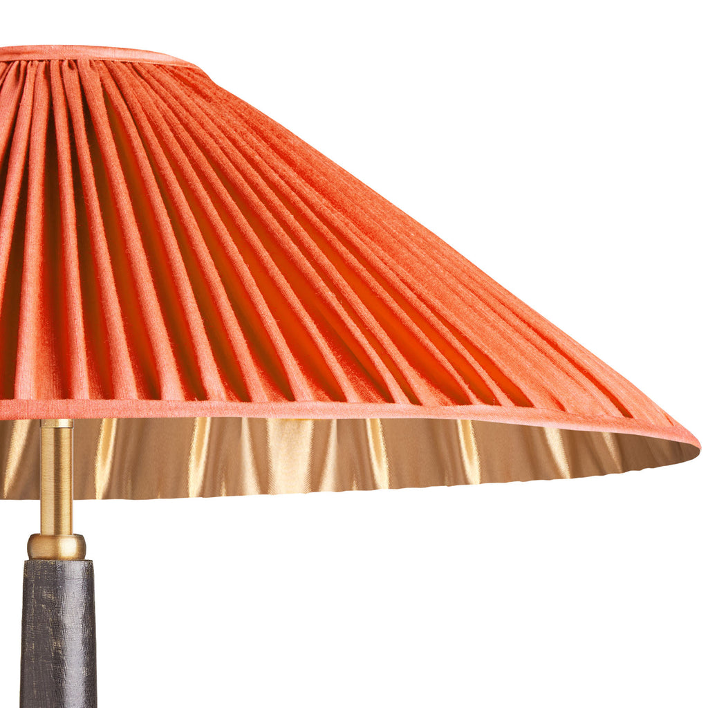 50cm extreme empire shade in Poppy Red silk