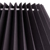 20cm empire folded shade in black