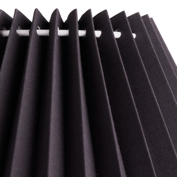 20cm empire folded shade in black