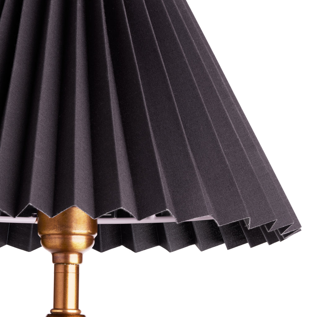 30cm empire folded shade in black