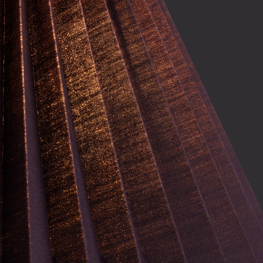 30cm empire folded shade in black