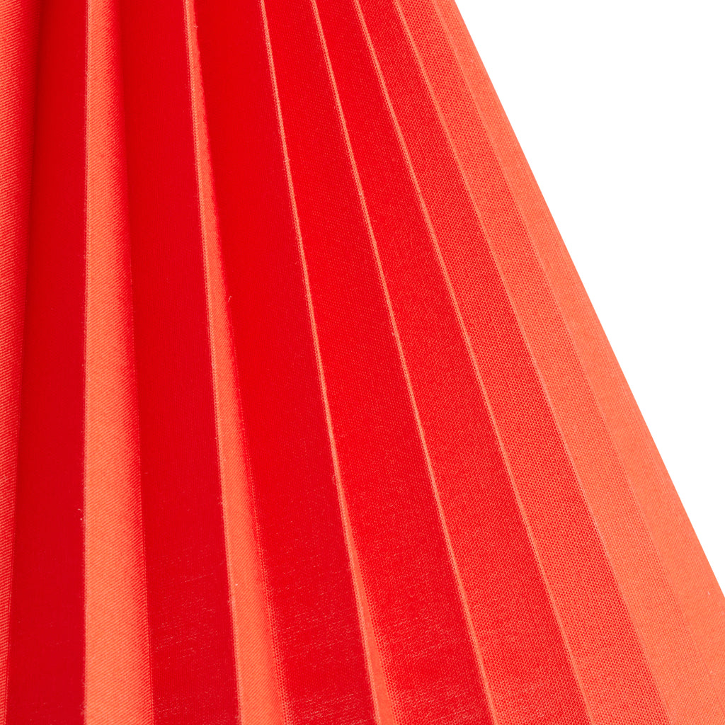 30cm empire folded shade in red