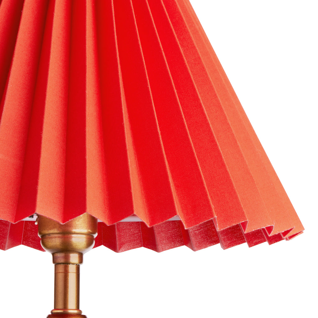 30cm empire folded shade in red