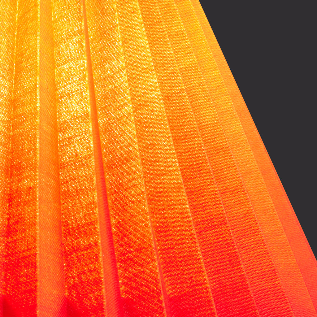 30cm empire folded shade in red