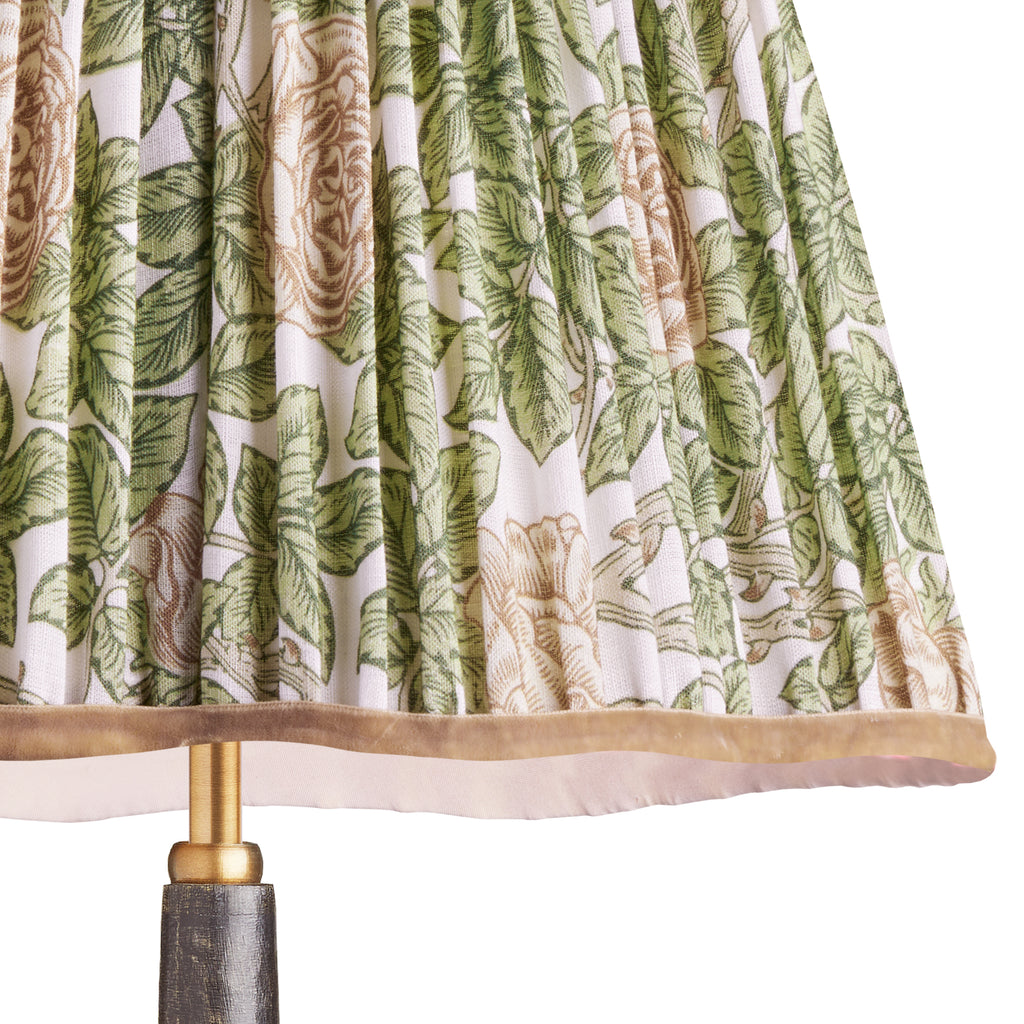 40cm scalloped straight empire shade in leafy arbour Rambling Rose lin