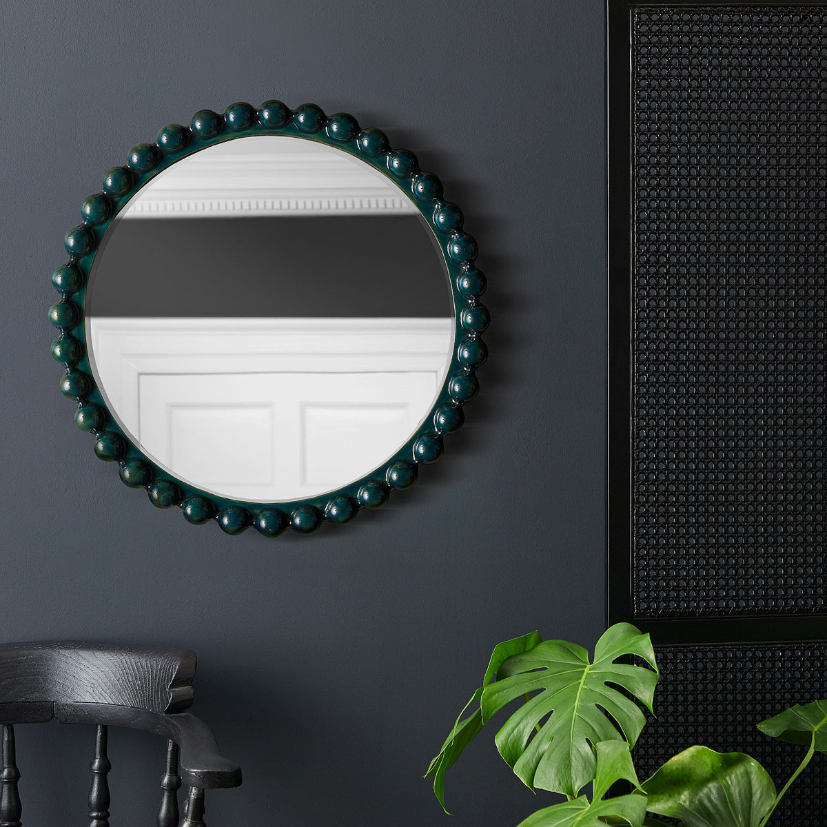 Flynn mirror in teal