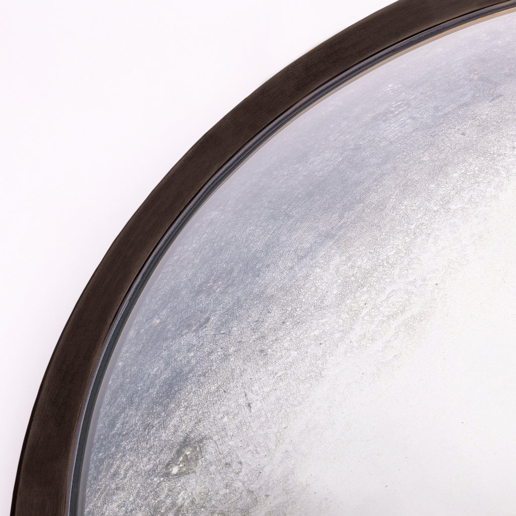 Smallest Grouper convex mirror with antiqued glass
