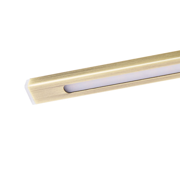 Dimmable Larger Blake picture light in antique brass finish