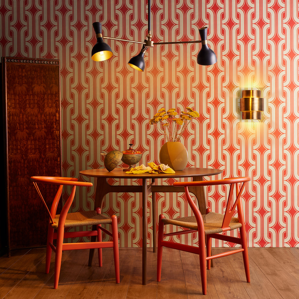 Ascot Three Light Black Chandelier