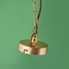 Spangle ball pendant in antique brass