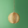 Spangle ball pendant in antique brass