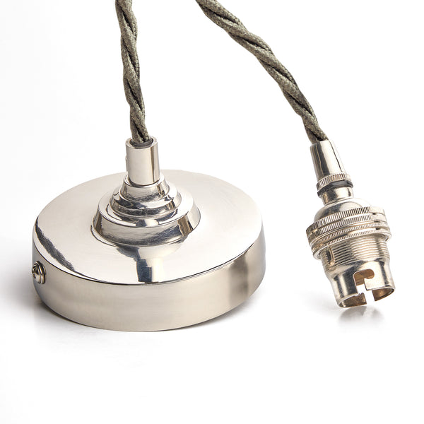 Deco Chrome Pendant Light Fitting