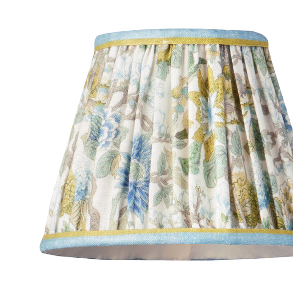 18cm pendant shade in willow Little Magnolia linen by GP & J Baker