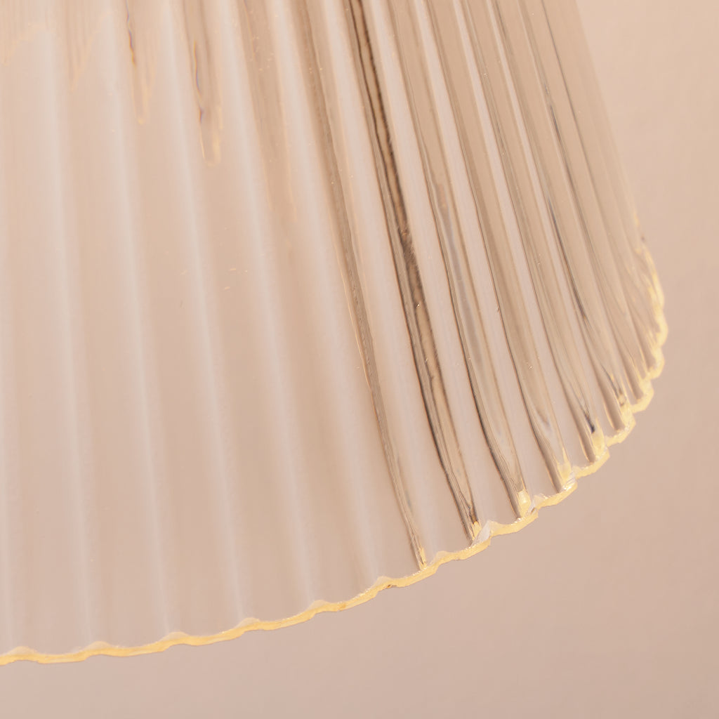 Teng shade in prismatic glass