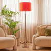 Dawson floor lamp in silver