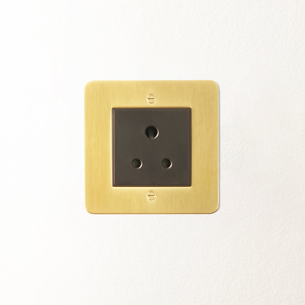 Lucian 5A socket with black inserts in top brass