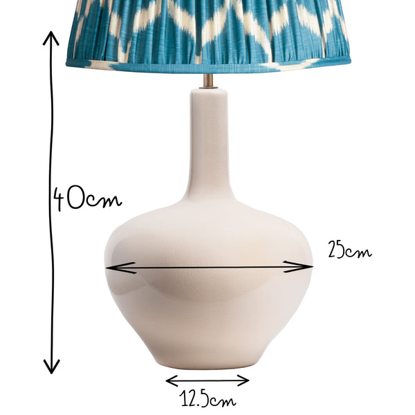 Carlo table lamp in cream