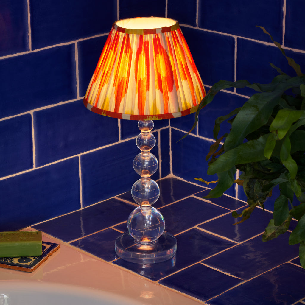 Tiny Aurora rechargeable table lamp in clear