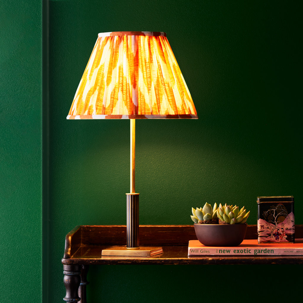 Fitzroy rechargeable table lamp in brass and bronze