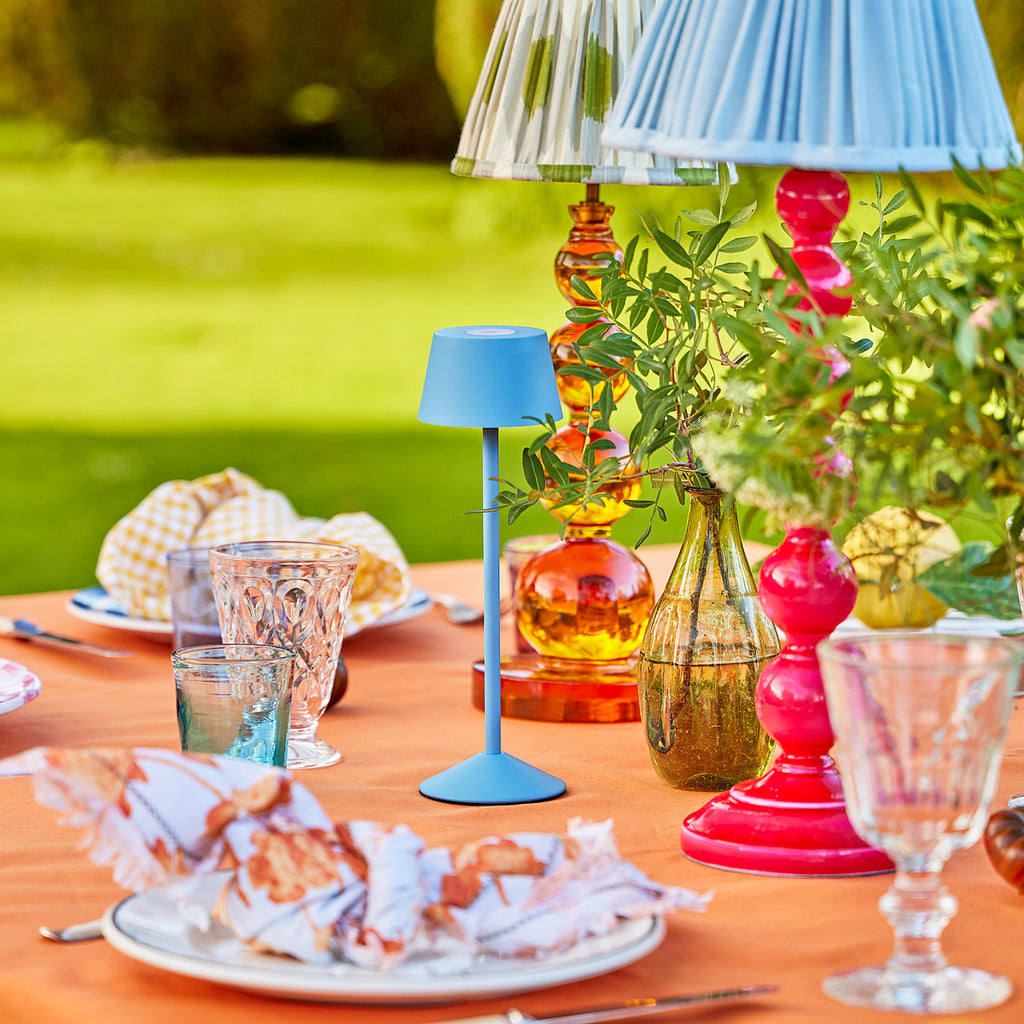 Wee Scoon rechargeable table lamp in topaz