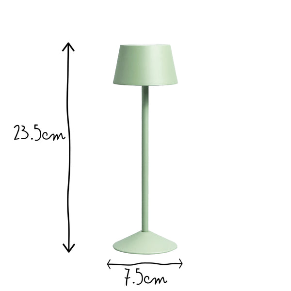 Wee Scoon rechargeable table lamp in watercress