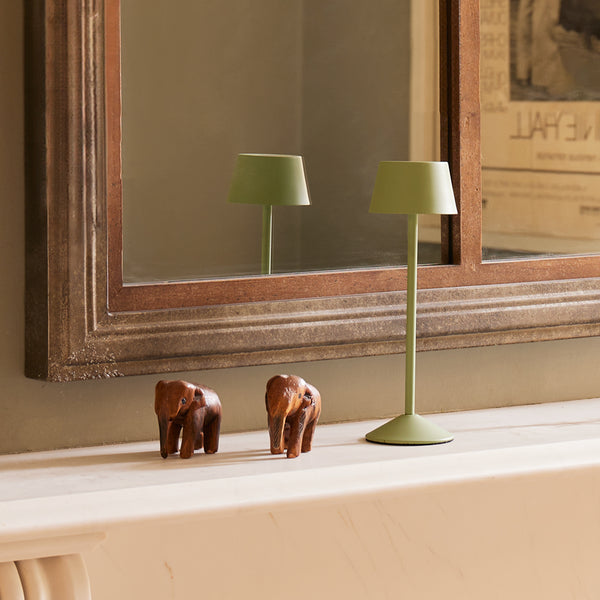 Wee Scoon rechargeable table lamp in watercress
