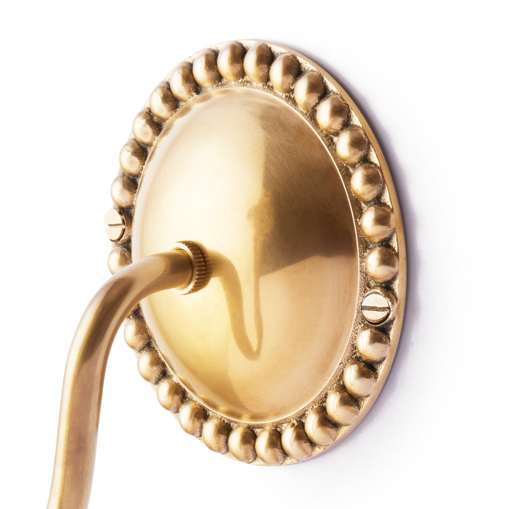 Coster wall fitting in brass