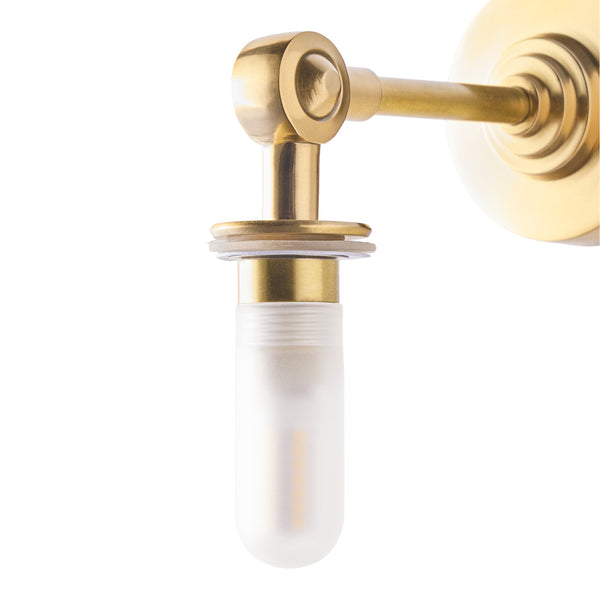 Brass Adjustable Mini Elbow Wall Light