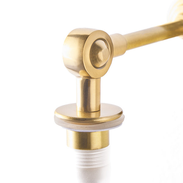 Brass Adjustable Mini Elbow Wall Light