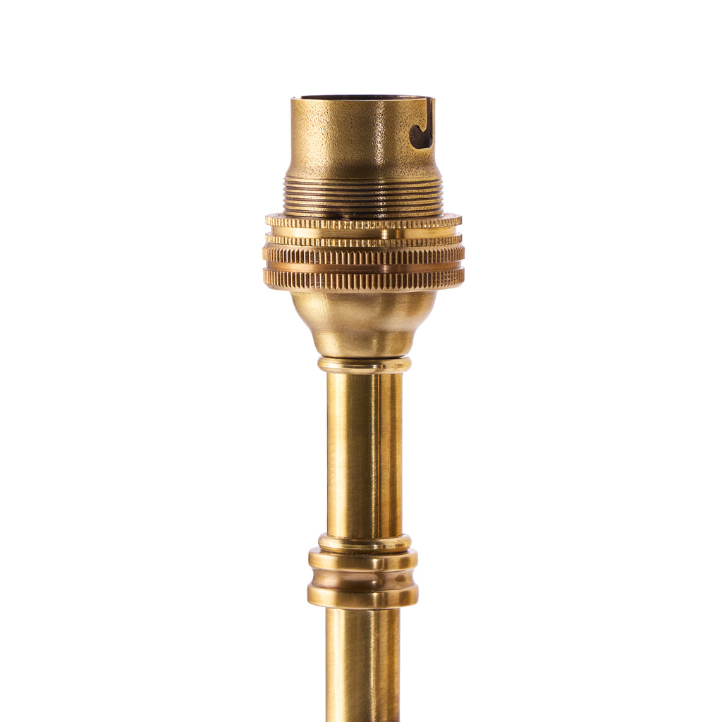 Double Parker wall fitting in antique brass