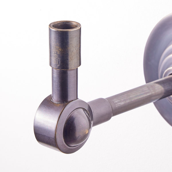 Mini Elbow rechargeable wall fitting in bronze