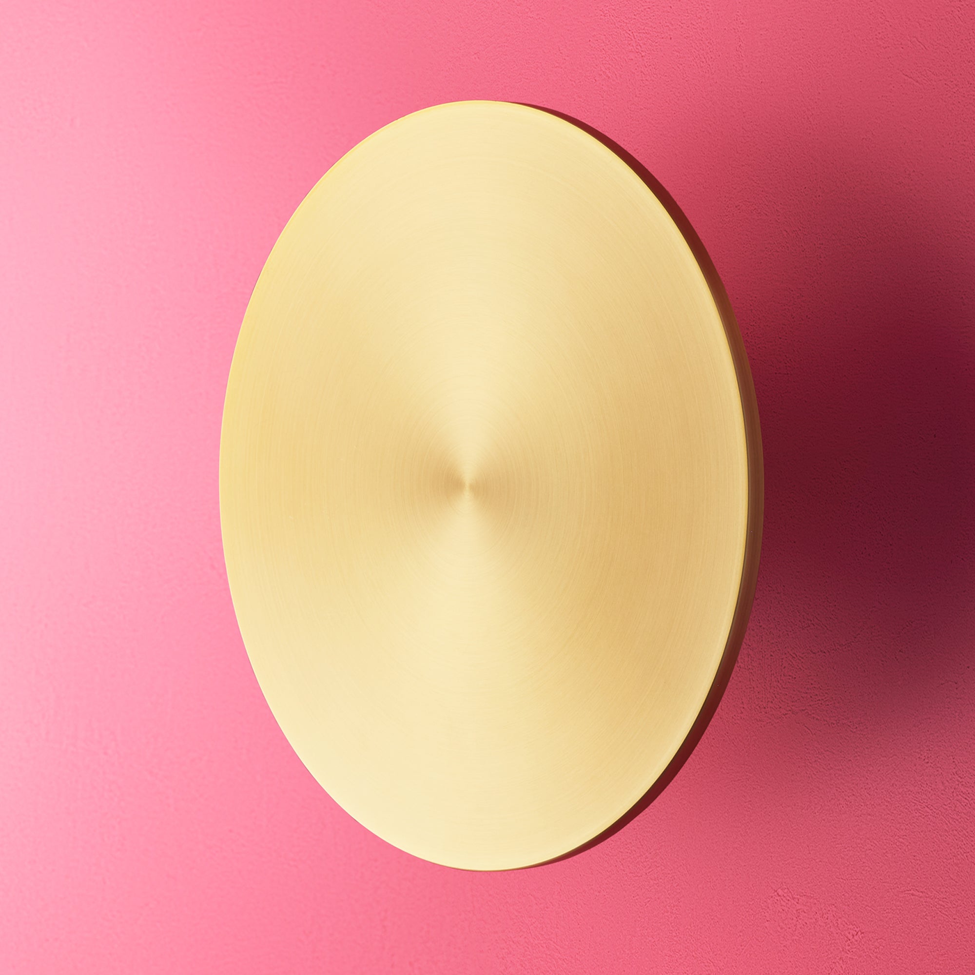 Largest Helios IP44 wall light in brushed gold