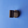 single Lewis wall light with switch in black
