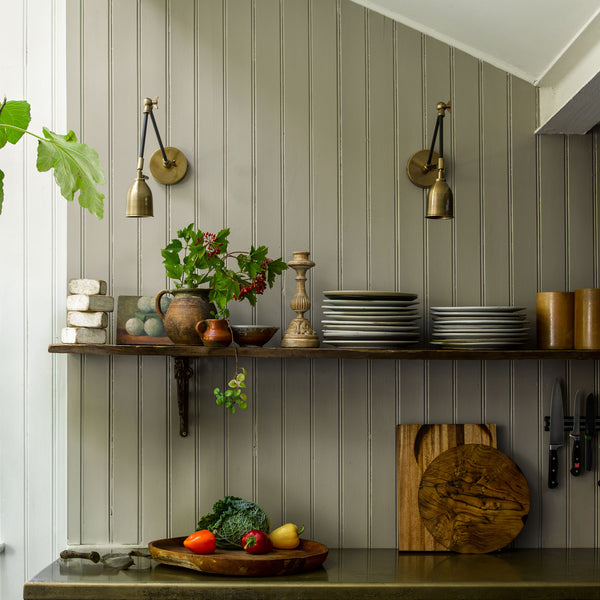 Contemporary Pick Black and Brass Light Fitting