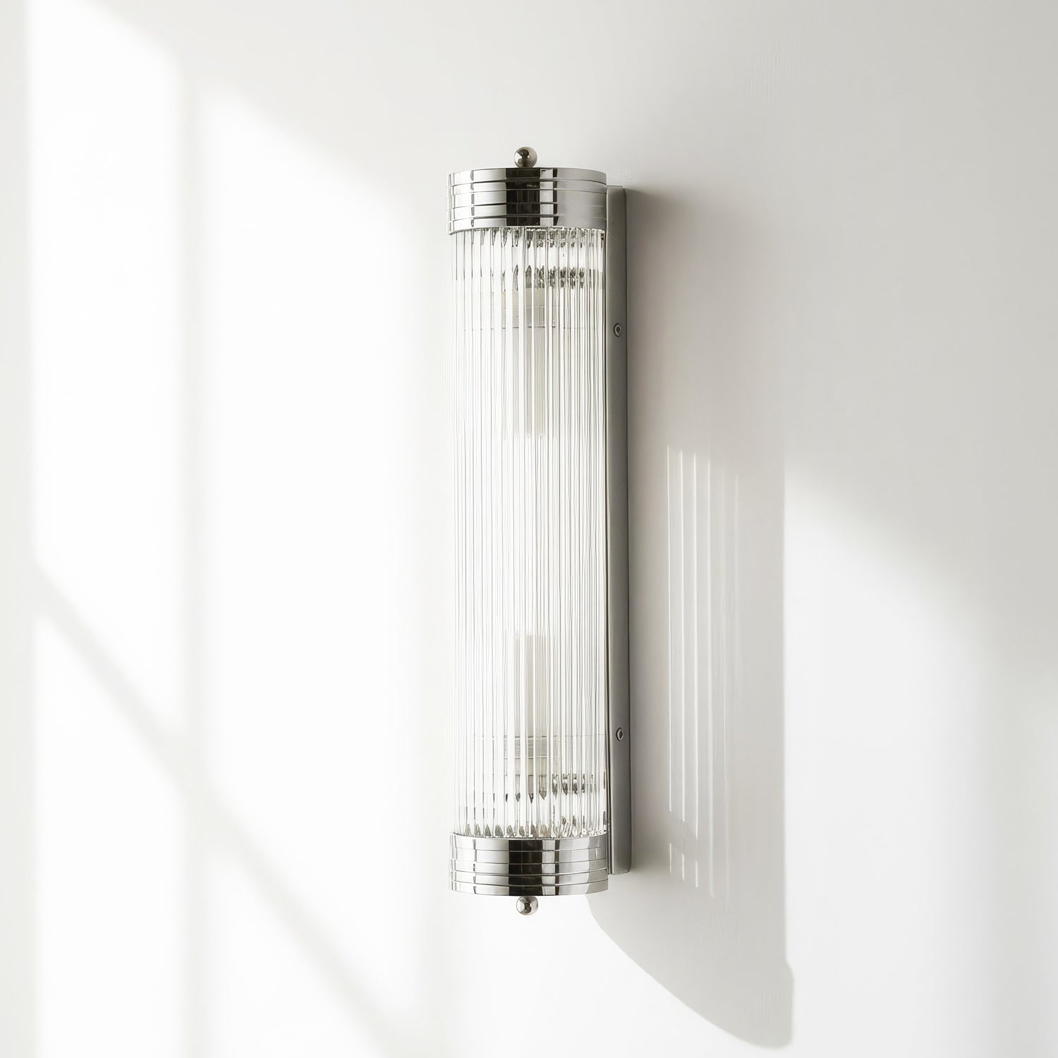 Long Roddy IP44 Wall Light in Nickel: A Modern Illumination