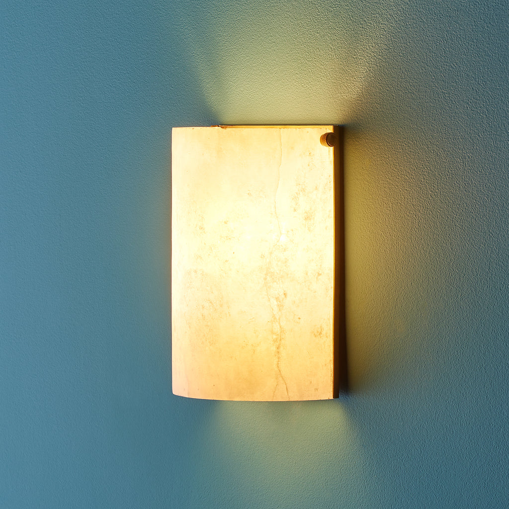 Zeno alabaster wall light