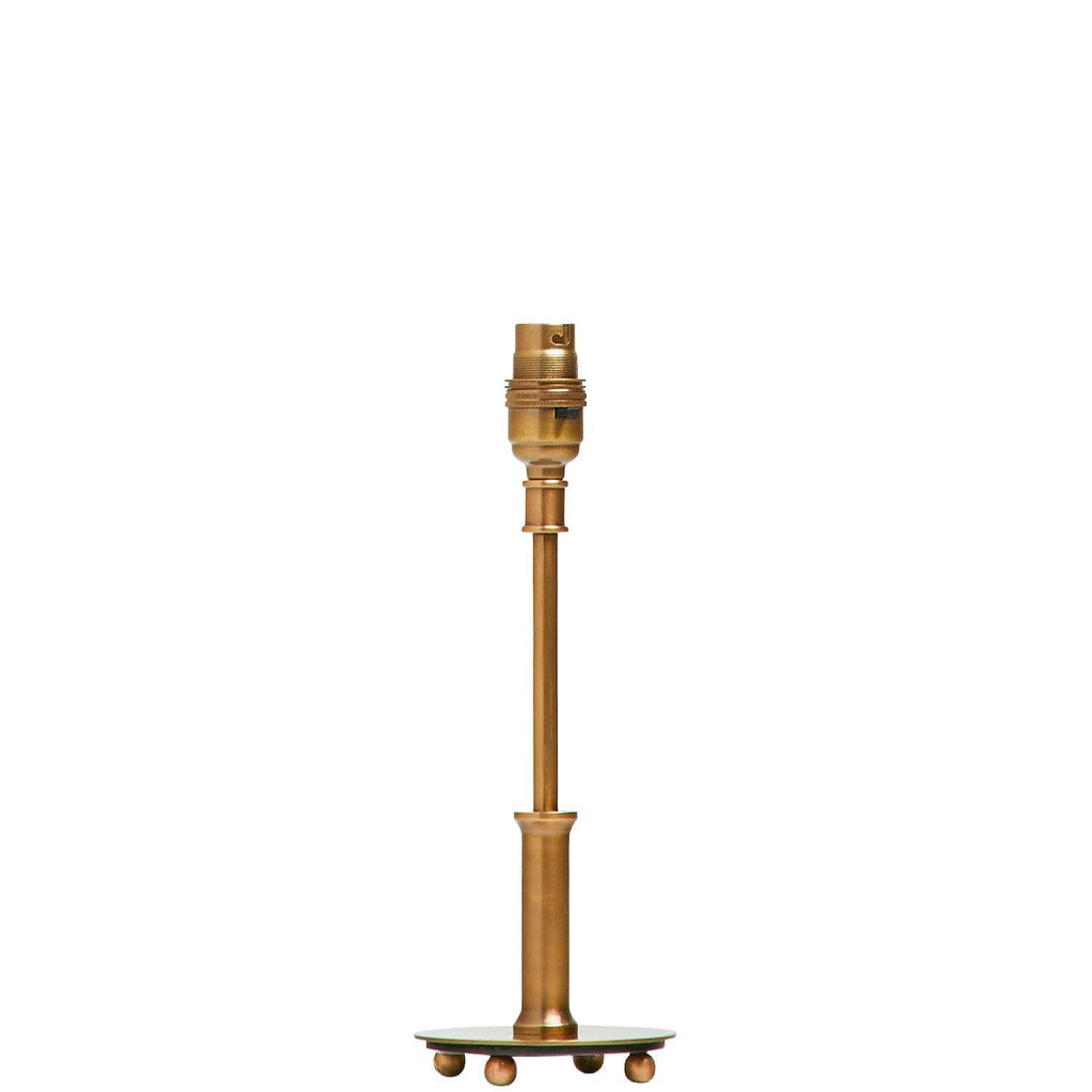 Smaller Pod table lamp in antique brass