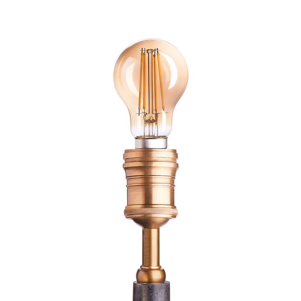 Energy-Efficient 6W LED Amber-Coated E27 Bulb