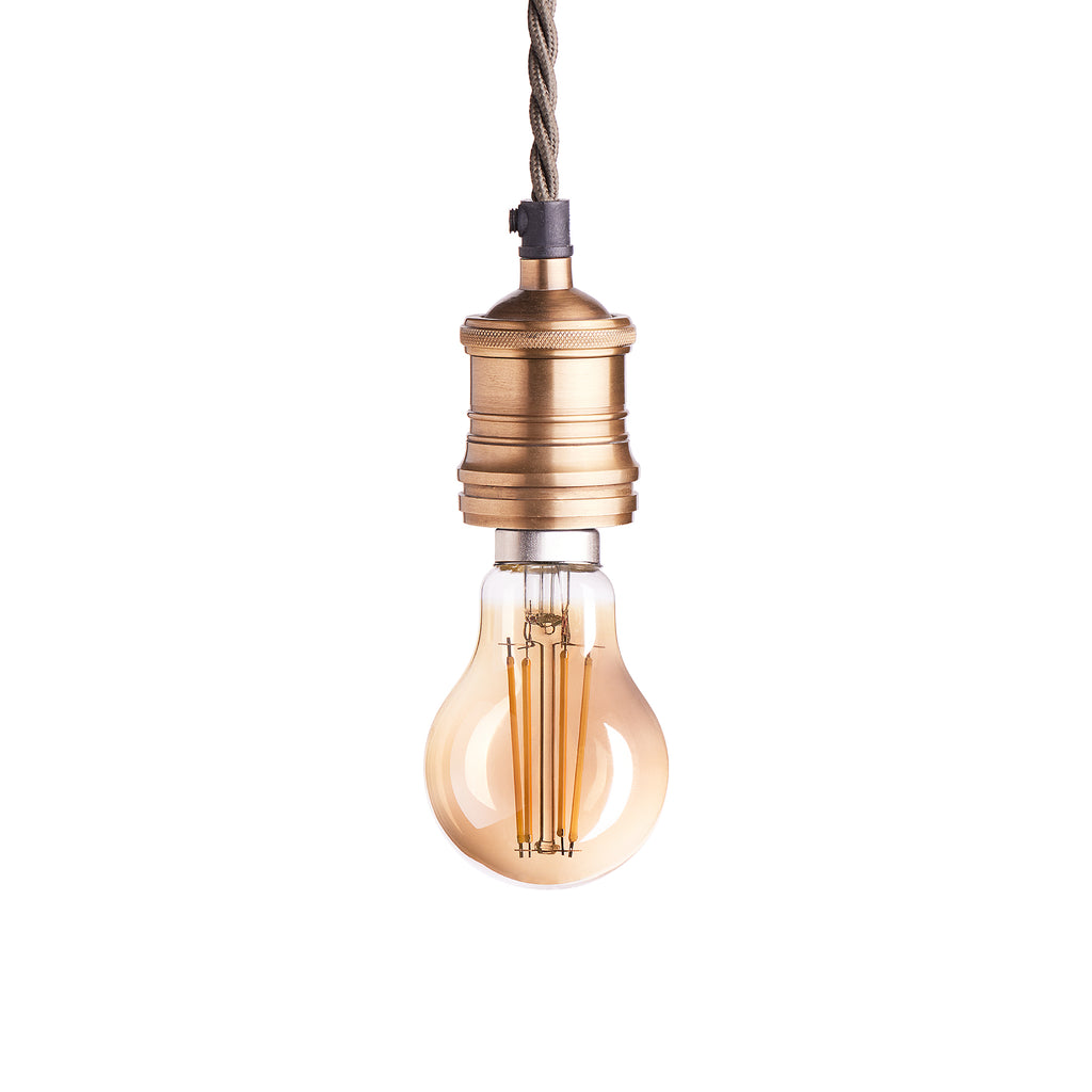Energy-Efficient 6W LED Amber-Coated E27 Bulb